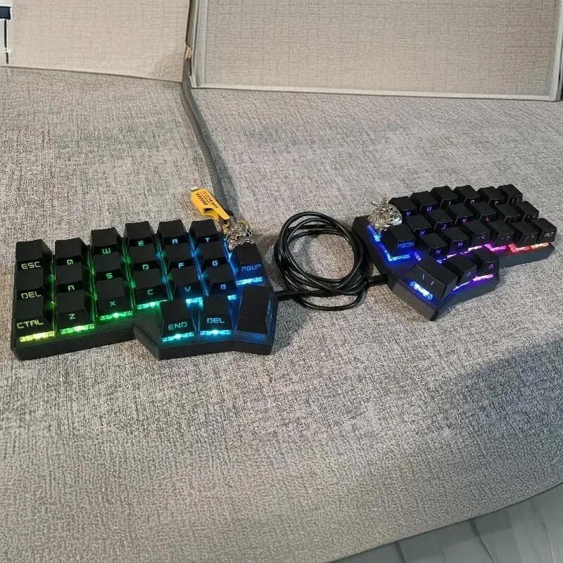 Jual ECHOME Corne Crkbd V4 Split Keyboard Kit Custom Ergonomic Wired VIA Split Ergo Horn ...