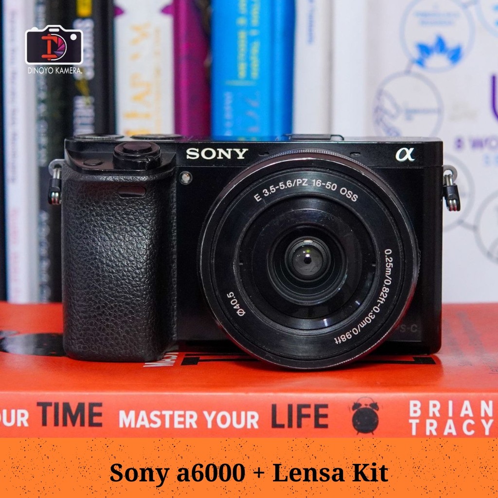 Jual Sony a6000 + kit 16 50mm Black Kondisi Baik | Shopee Indonesia