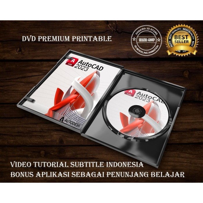 Jual AutoCAD 2023 plus Video Tutorial Dasar sampai Mahir - DVD | Shopee ...