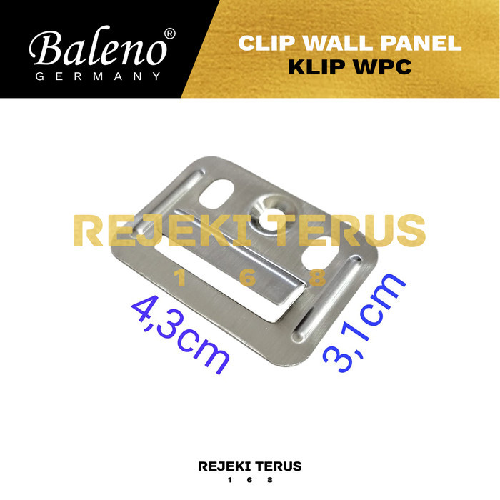 Jual Klip WPC Clip Wall Panel / Braket Bracket WPC Panel Klip Besi ...