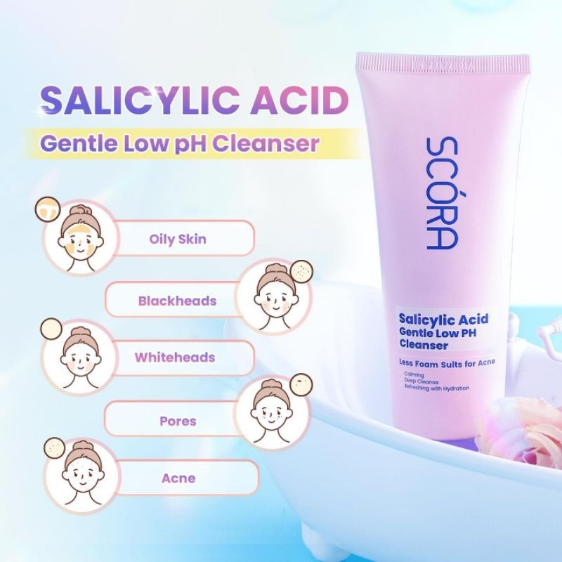Jual ️Domestika ️ Scora 1% Salicylic Acid dan D-Panthenol Gentle Low pH ...
