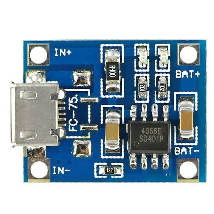 Jual TP4056 1A Lipo Battery Charging Board Charger Module lithium 18560 ...