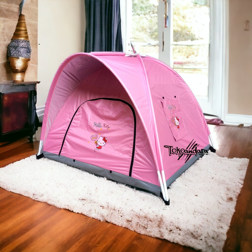 Jual FR56YZ Bermain seru dengan Tenda Anak Karakter Hello Kitty dino ...