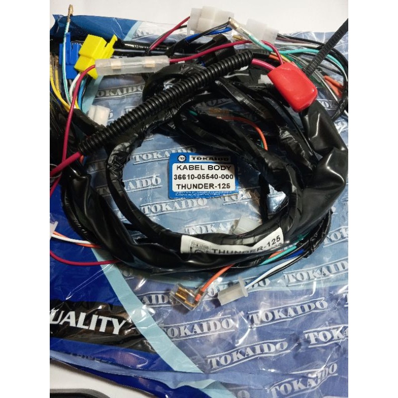 Jual Kabel body bodi THUNDER 125 NEW KICK ENGKOL STATER DOBEL STATER ...