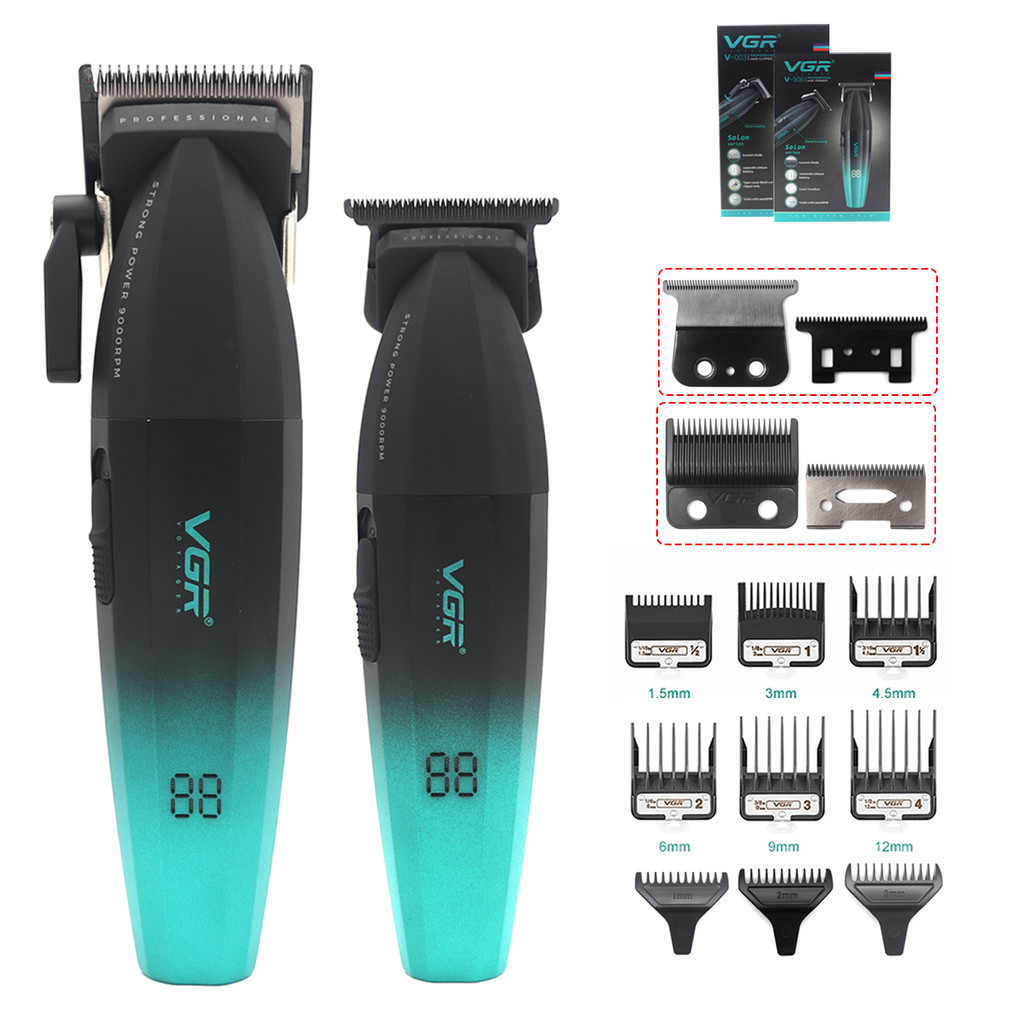 Jual VGR V-003 V-906 Full Metal Professional Hair Cutting Machine Kit ...