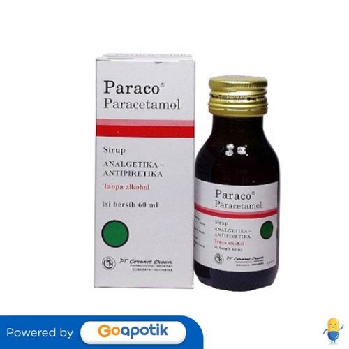 Jual Paraco Syrup Isi 60 Ml Botol | Shopee Indonesia