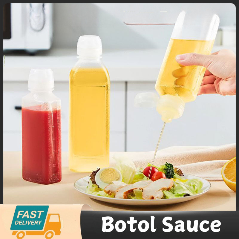 Jual 300/500ML Botol Minyak Botol Minyak Saus Kecap Botol Saus Botol ...