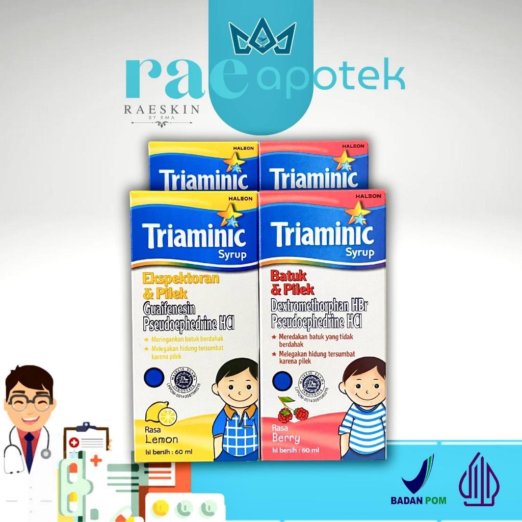 Jual TRIAMINIC 60 ML / BATUK BERDAHAK / PILEK | Shopee Indonesia