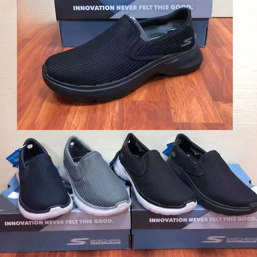 Jual Sepatu Sneakers GOwalk 6 man Hyper Pillars Walking Shoes Pria ...