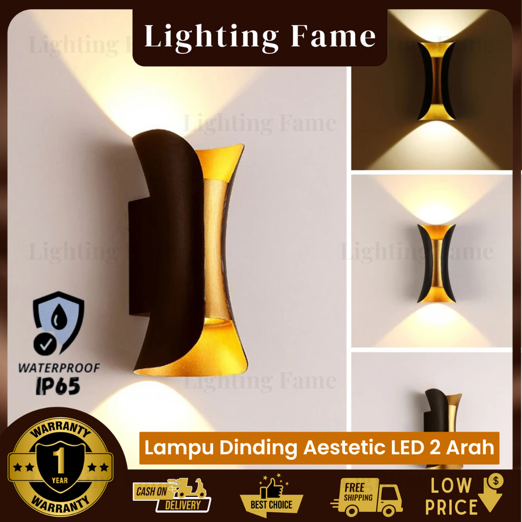Jual LIGHTING FAME **GARANSI 1 TAHUN** Lampu Dinding Tahan Air ...