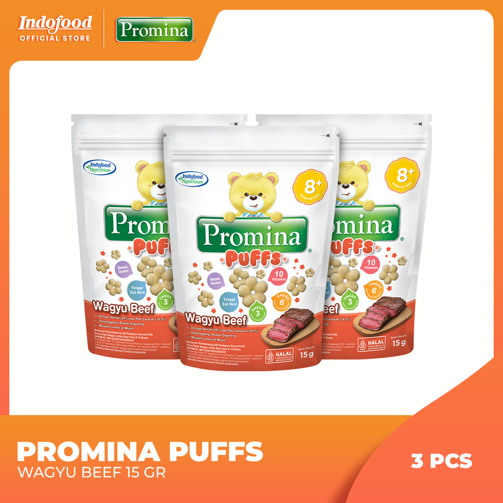 Jual Paket Promina Puffs Wagyu Beef - 3 Pcs | Shopee Indonesia