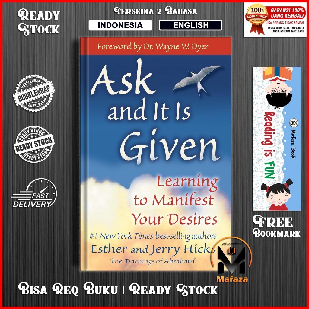 Jual Ask and It Is Given by Esther Hicks (English/Indonesia) | Shopee ...