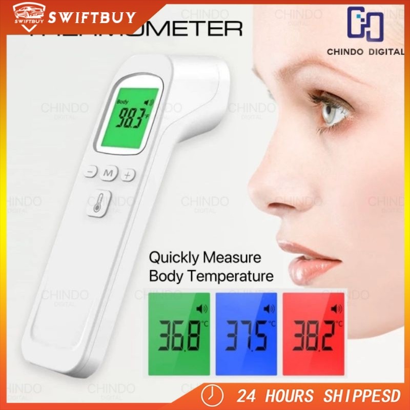 Jual Thermogun Termometer Suhu Tubuh Digital Termometer Inframerah Termometer Infrared Non ...