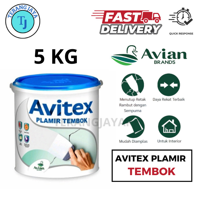 Jual Plamir Tembok AVITEX 5 KG | Shopee Indonesia