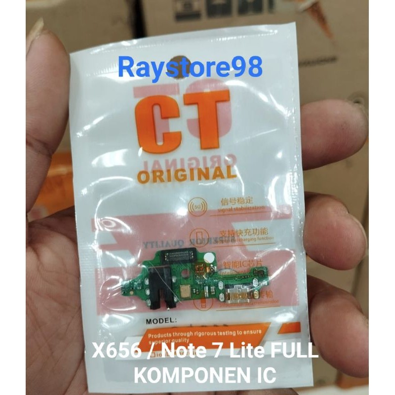 Jual Fleksibel papan Charger Infinix Note 7 Lite / X656 ORIGINAL FULL KOMPONEN IC Flexible ...