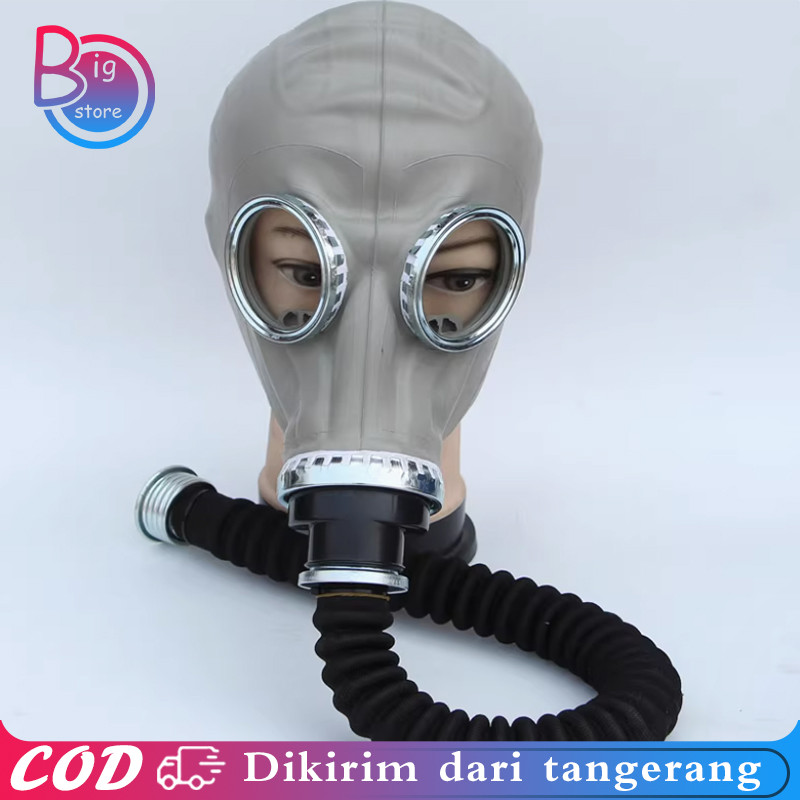 Jual Gas Masker Mask Respirator Russian Military Bahan Silikon Gas ...