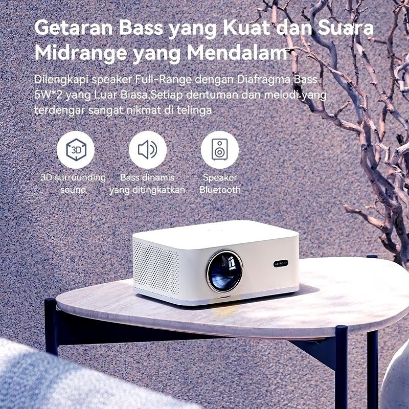 Jual smart proyektor portable wanbo x2 pro 1080P 450 ANSI lumens ...