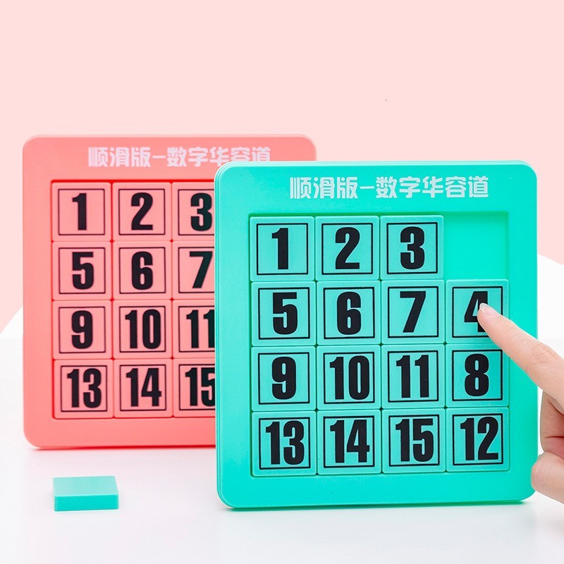 Jual Montessori 6x6 Number Sliding Jigsaw Puzzle Kids Math Toy Board ...