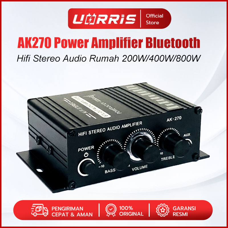 Jual UORRIS AK270 Power Amplifier Bluetooth Mobil Digital Amplifiers ...