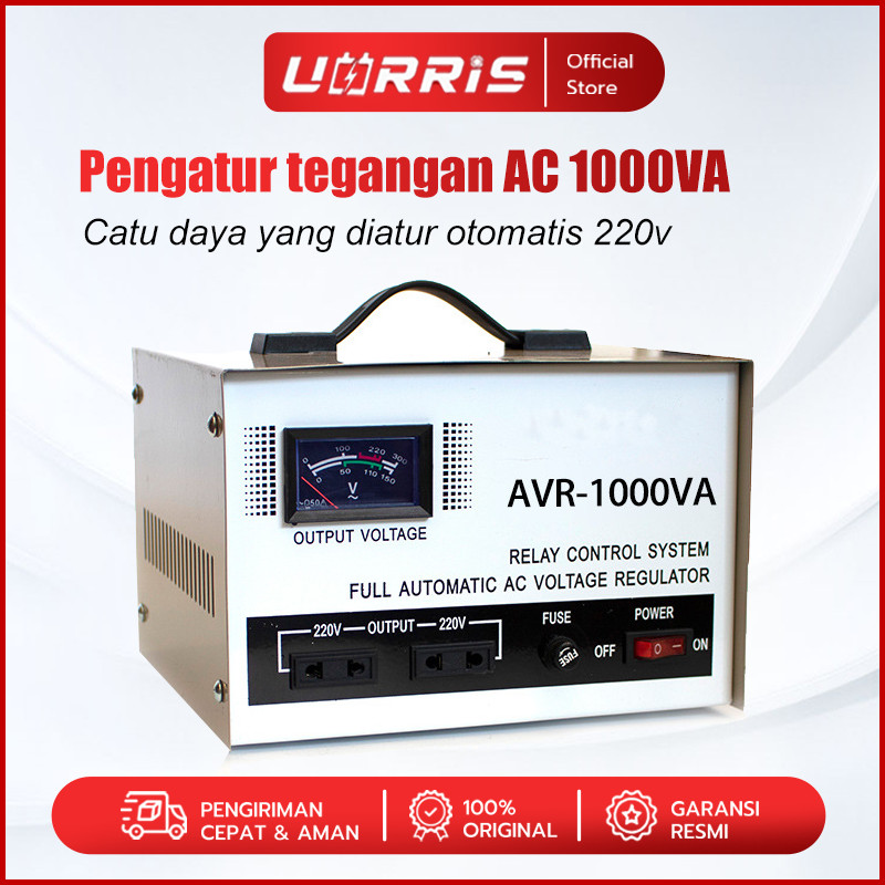 Jual UORRIS Stabilizer AC Automatic Voltage Regulator 1000 Watt AVR ...