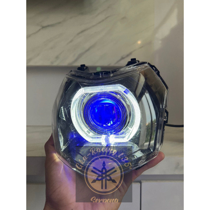 Jual Lampu depan Vega force fi injeksi costome biled billed | Shopee ...