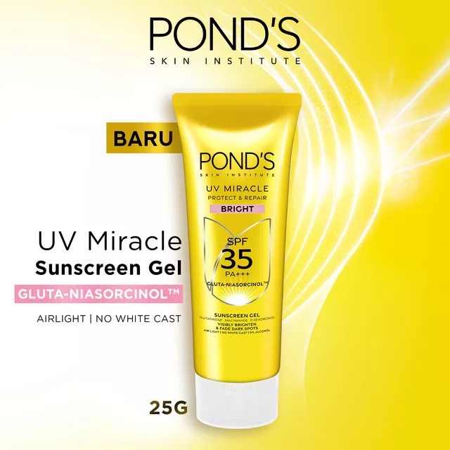 Jual PONDS UV MIRACLE BRIGHT SPF 35 25G | Shopee Indonesia