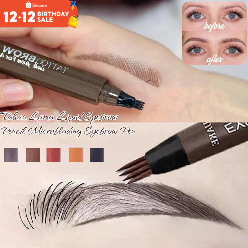 Jual 【Pengiriman 24 jam+COD】Tahan Lama Liquid Eyebrow Pencil ...
