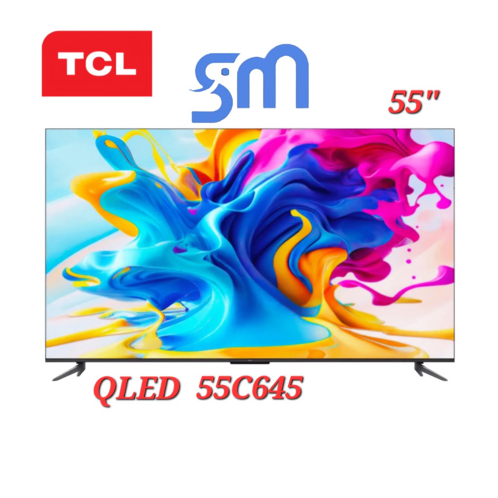 Jual QLED LED TV TCL 55 inch 55C645 4K UHD Smart Android Google tv HDR | Shopee Indonesia