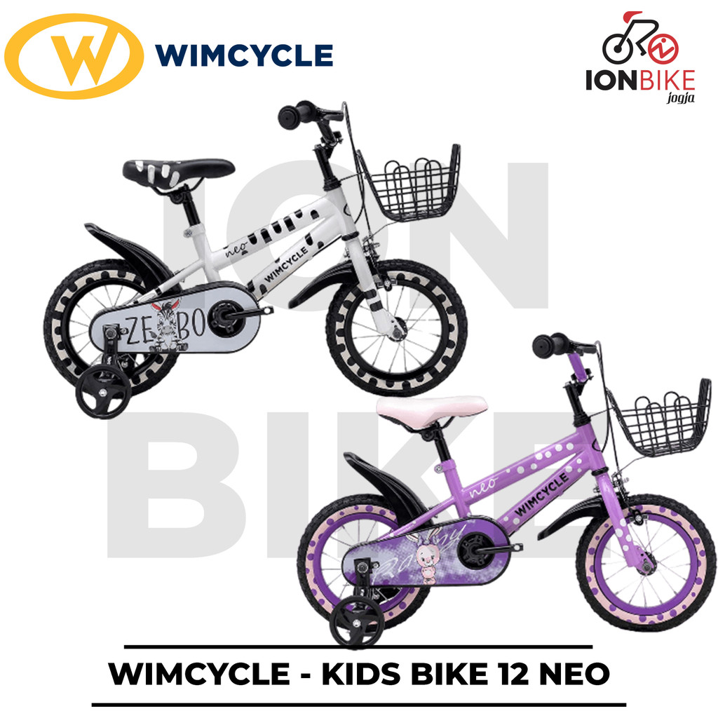 Jual Sepeda Anak Wimcycle Neo 12 Terbaru Edisi Zebo Rany Kids Bike ...