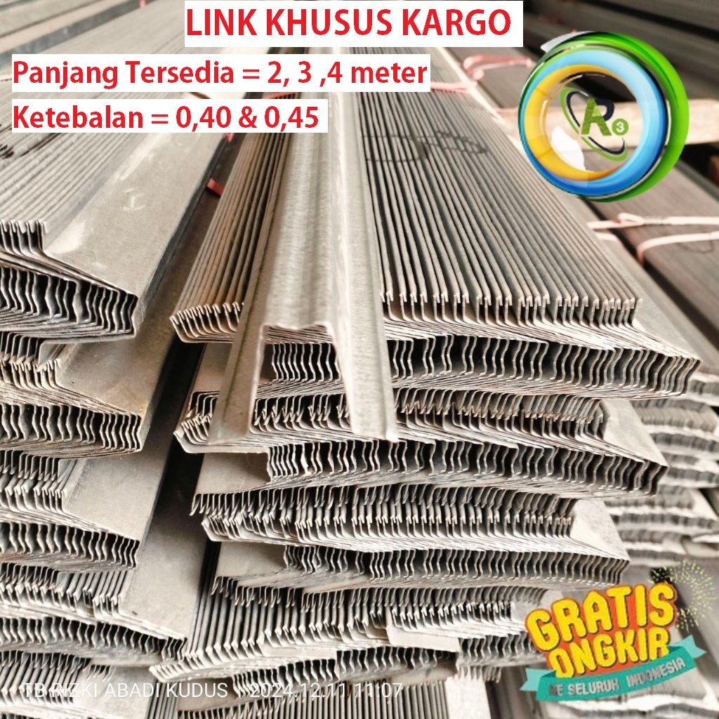 Jual RENG BAJA RINGAN TRUSS 0,40 / 0,45 mm STD Panjang FULL 2 Mtr 3 mt ...