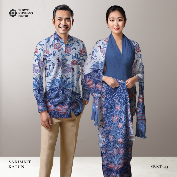 Jual Suryo Kusumo Batik - Kain Batik Tulis Sarimbit Couple Katun ...