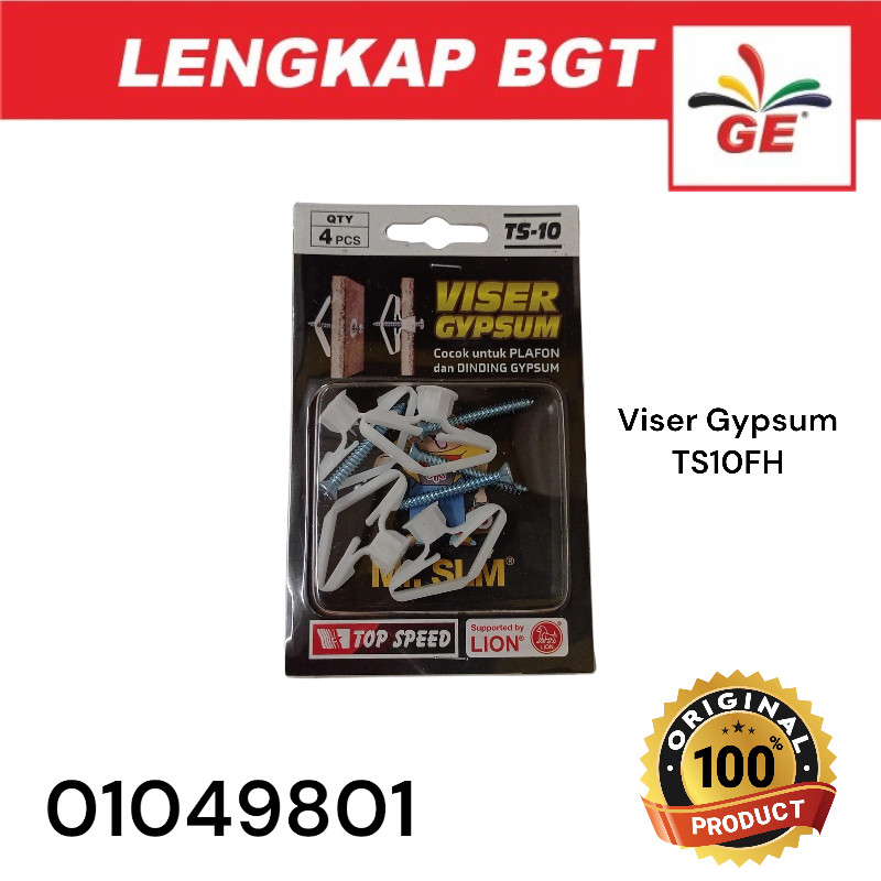 Jual Viser Gypsum TS10FH + Skrup Kepala Rata - 01049801 | Shopee Indonesia