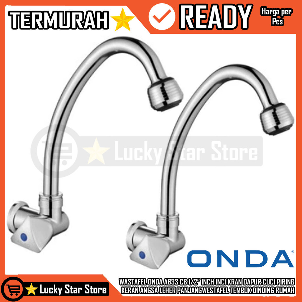 Jual Kran Dapur Onda V 633 CB 1/2" Inch Inci Inchi In Westafel Tembok ...