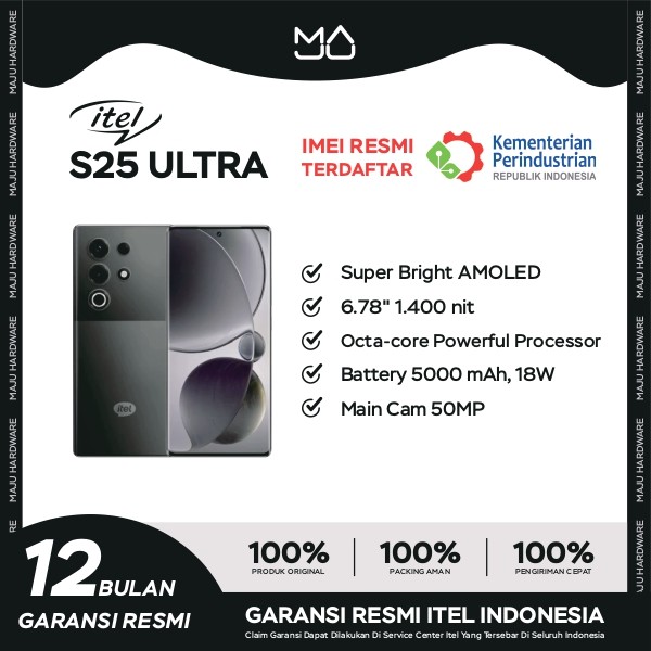 Jual Itel S25 Ultra 8/128 GB - Garani resmi | Shopee Indonesia