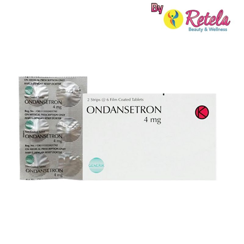 Jual ONDANSETRON 4MG 1 STRIP 6 TABLET | Shopee Indonesia