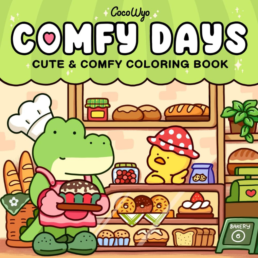 Jual Comfy days ,Coloring book,Buku mewarnai anak ,40 dokumen asli ...