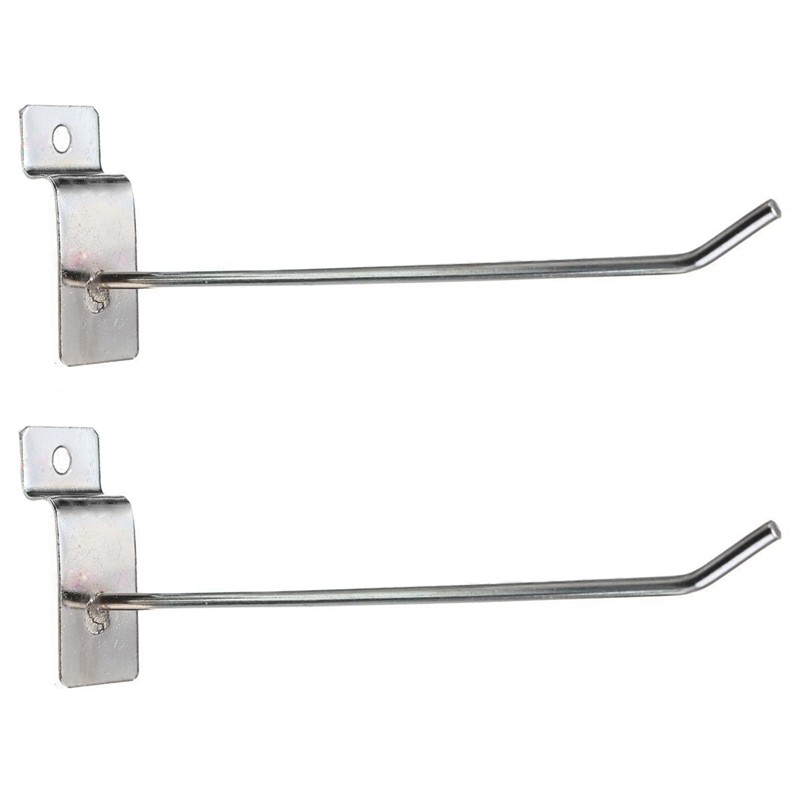 Jual 50 X Slatwall Single Hook Pin Shop Display Fitting Prong Hanger ...