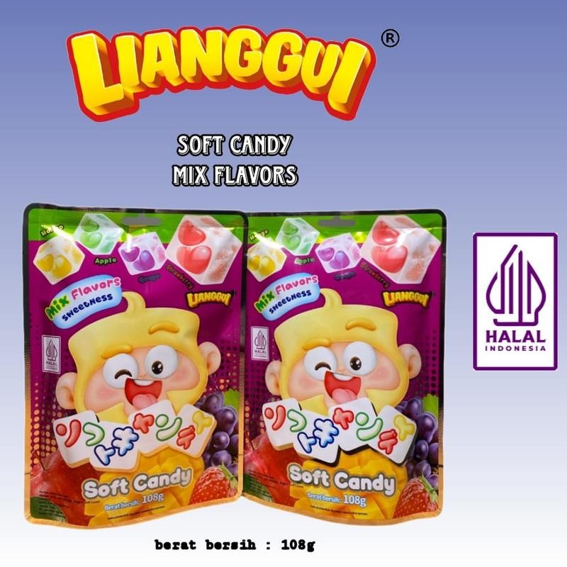 Jual [ LIANGGUI ] PERMEN LUNAK ANEKA RASA / SOFT MIX CANDY FLAVORS ...