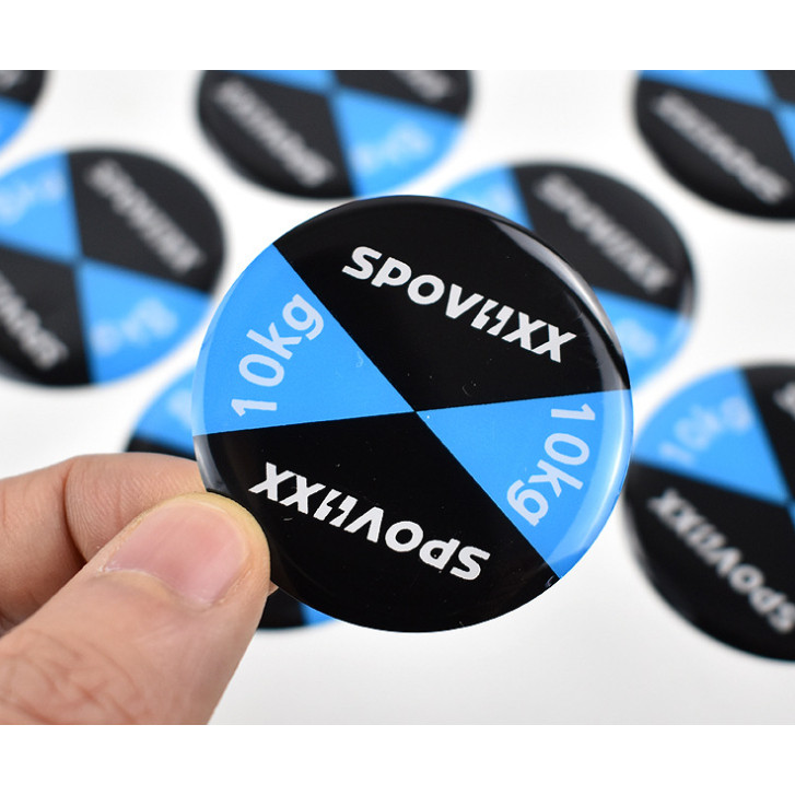 Jual Custom Waterproof Clear Resin Domed Epoxy Sticker label with CMYK ...