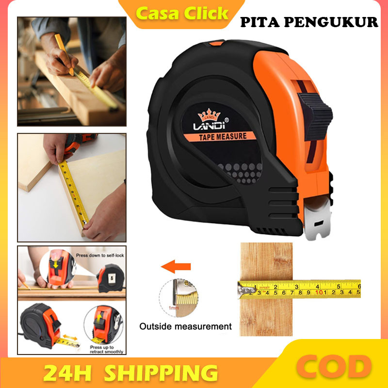 Jual Pita pengukur Meteran 3/5/10 Meter Paling Kuat/Meteran Digital Laser/Meteran Baja Anti ...