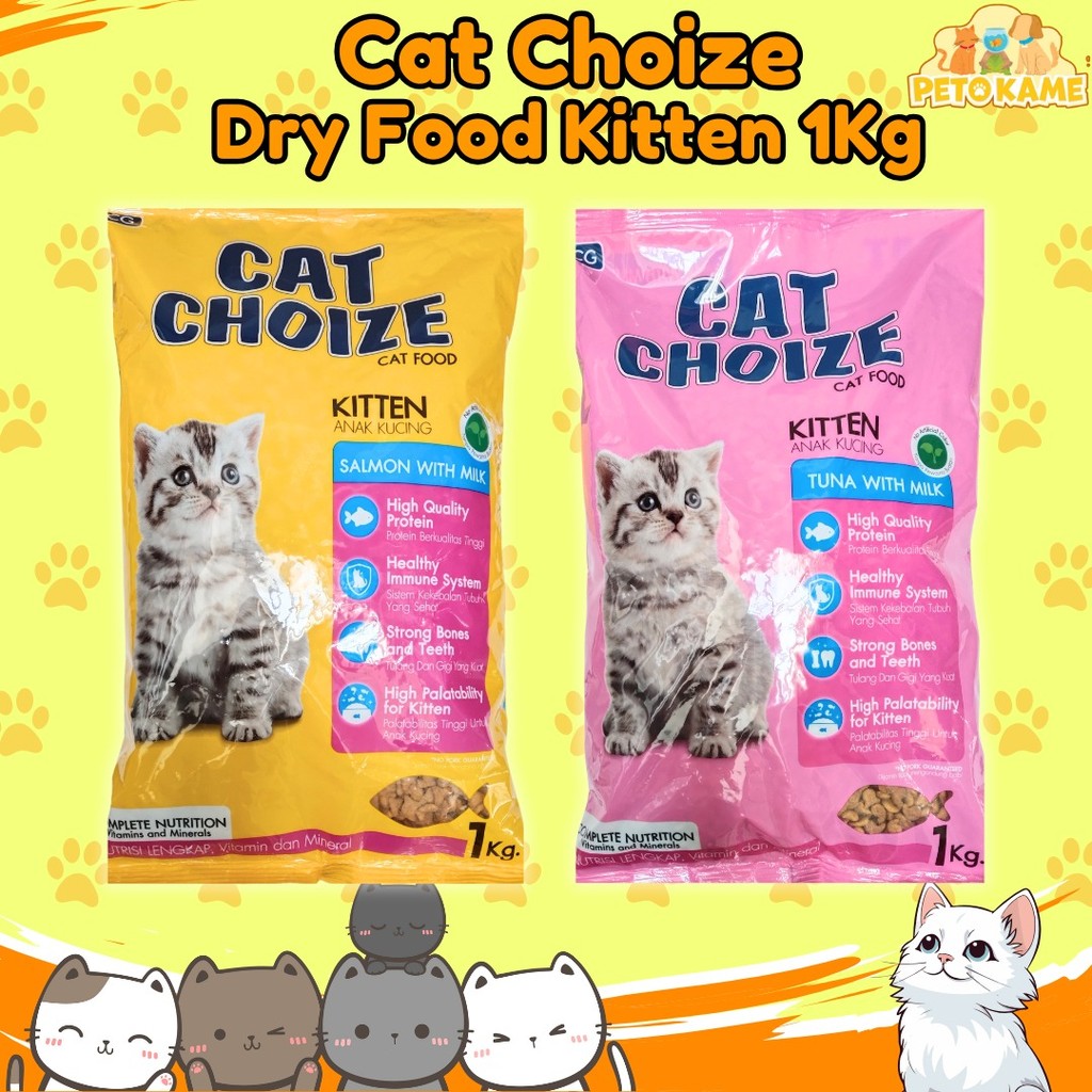 Jual Makanan Kucing Cat Choize Kitten 1 Kg Dry Food Kemasan Freshpack ...