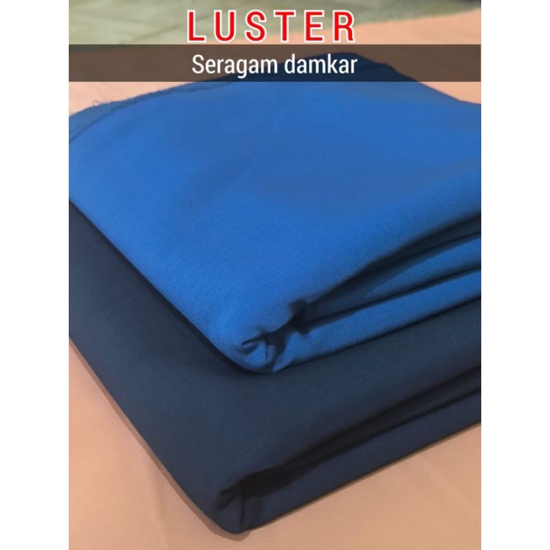 Jual Kain Setelan DAMKAR Kain Celana Pemadam Kotak Luster Tebal Lembut ...