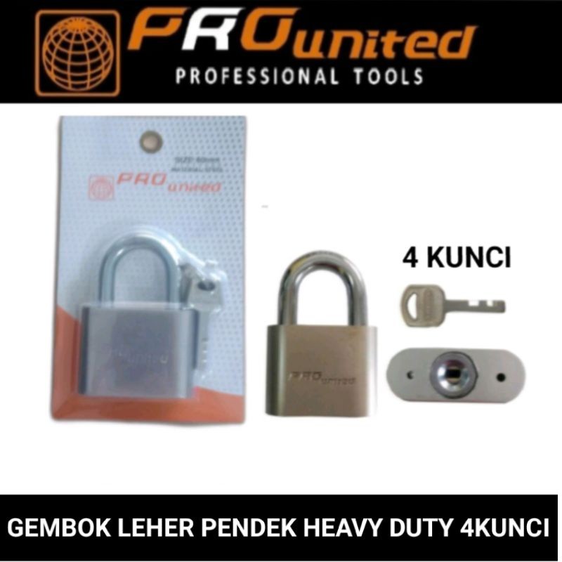 Jual GEMBOK 50MM L/PENDEK HEAVY DUTY PRO UNITED kayla tools | Shopee ...