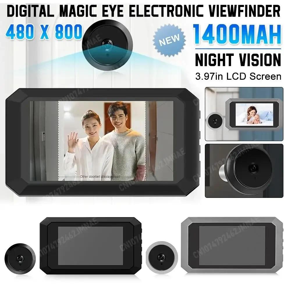 Jual Digital Magic Eye Electronic Viewfinder Night Vision Safety Door ...