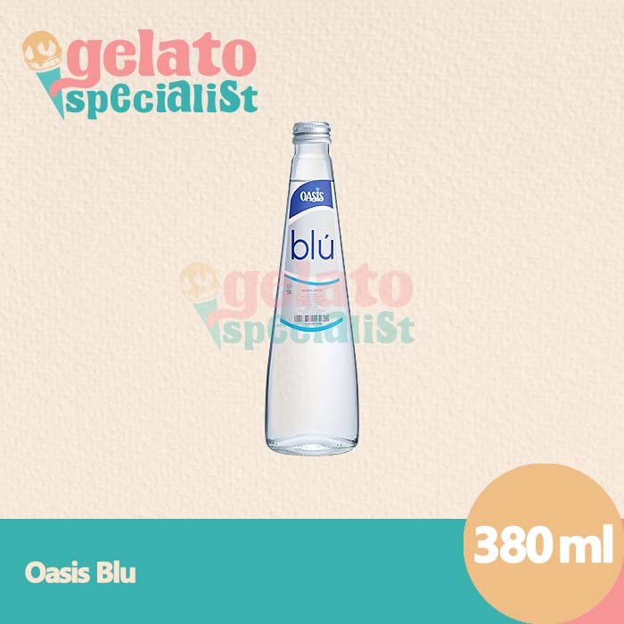 Jual OASIS BLU AIR MINERAL BOTOL KACA 380ML | Shopee Indonesia