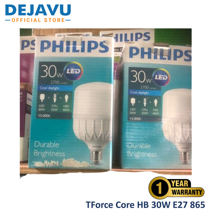 Jual Lampu Bohlam PHILIPS TrueForce LED TForce Core HB 30W E27 865 ...