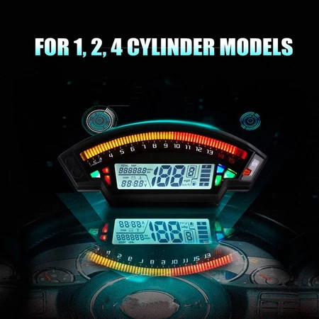 Jual BIG PROMO Tachometer Speedometer Odometer Digital Universal ...