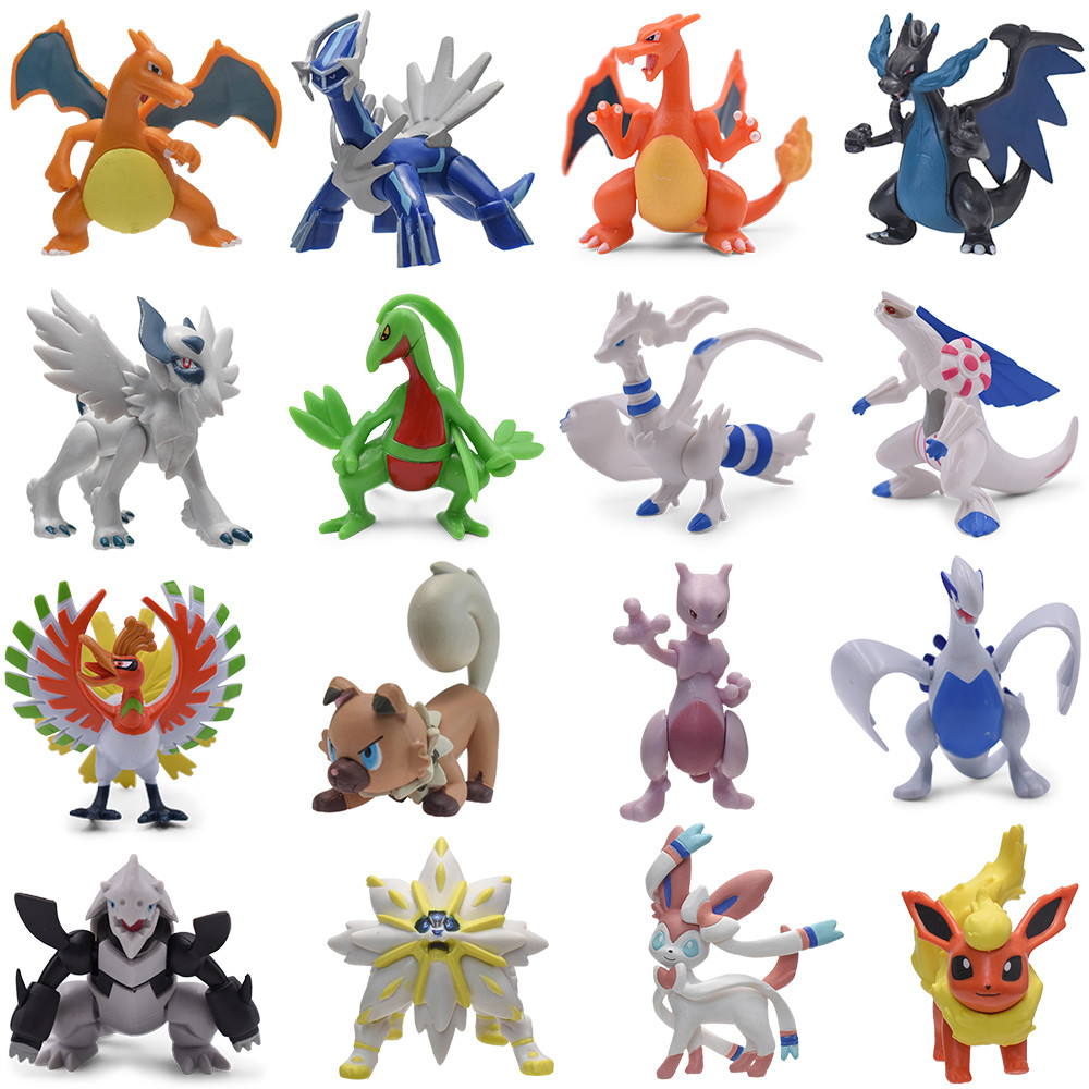 Jual Legendary Pokemon Figures Model Arceus Dialga Groudon Kyogre PVC ...