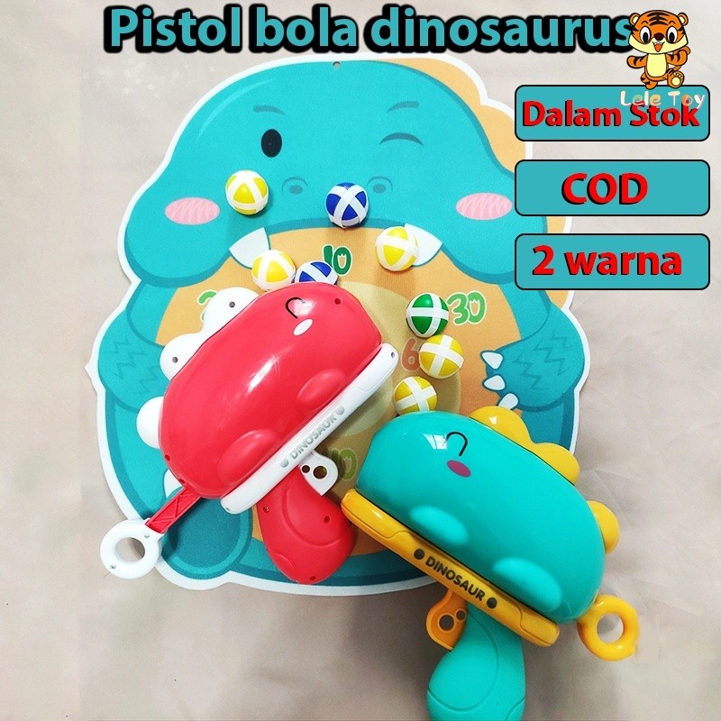 Jual Lele Toys Mainan Dinosaurus target khusus Pistol Mainan Bola ...