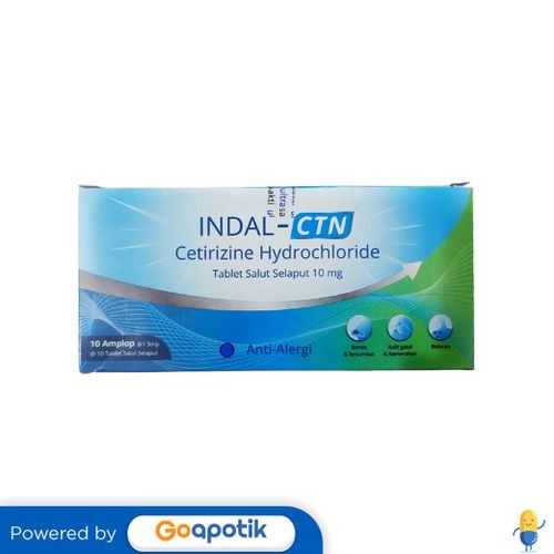 Jual Indal-Ctn 10 Mg Box 100 Tablet | Shopee Indonesia